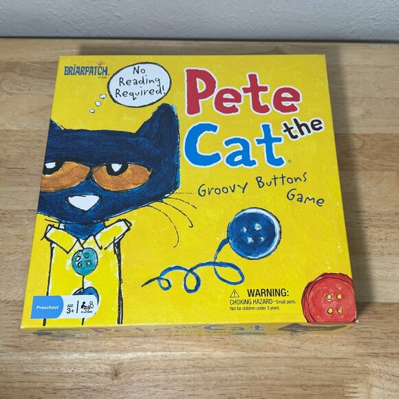 Briarpatch | Toys | Pete The Cat Groovy Buttons Game For Preschoolers ...